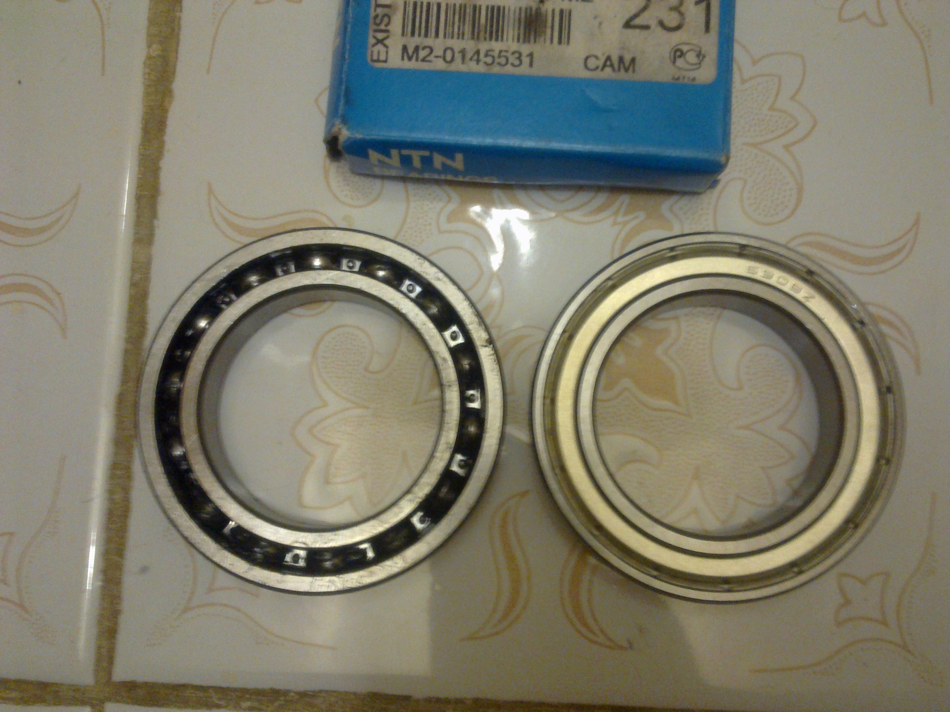 Подшипник для замены в ролике ГУР — Toyota Avensis I, 2 л, 2001 года ...