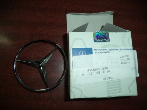 A2117580058 Эмблема мб крышки багажника Mercedes | Запчасти на DRIVE2