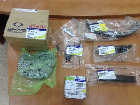 6640501116 Успокоитель цепи грм SsangYong Kyron SSANG YONG | Запчасти ...