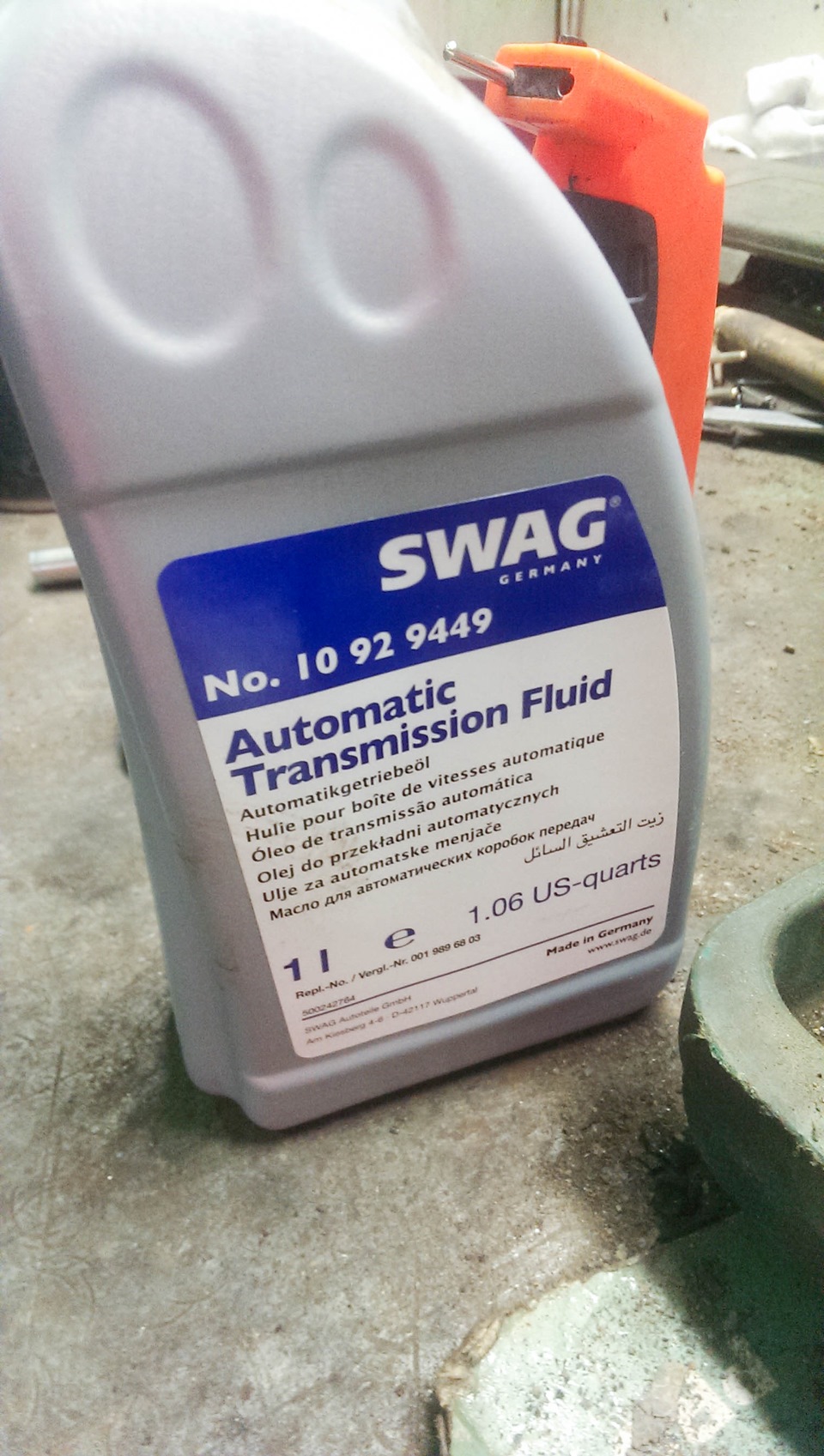 A0019896803 Масло трансмиссионное ATF 3353 красное Mercedes | Запчасти ...