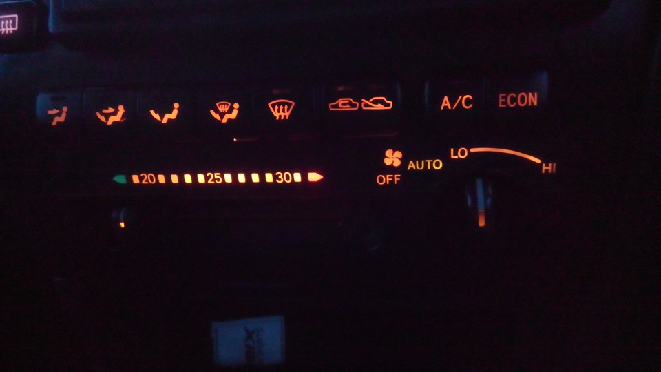 Подсветка приборного щитка, климата, акпп, прикуривателя — Toyota ...