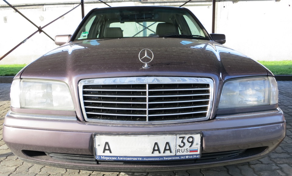 решётка радиатора Avantgarde — Mercedes-Benz C-Class (W202), 1,8 л ...