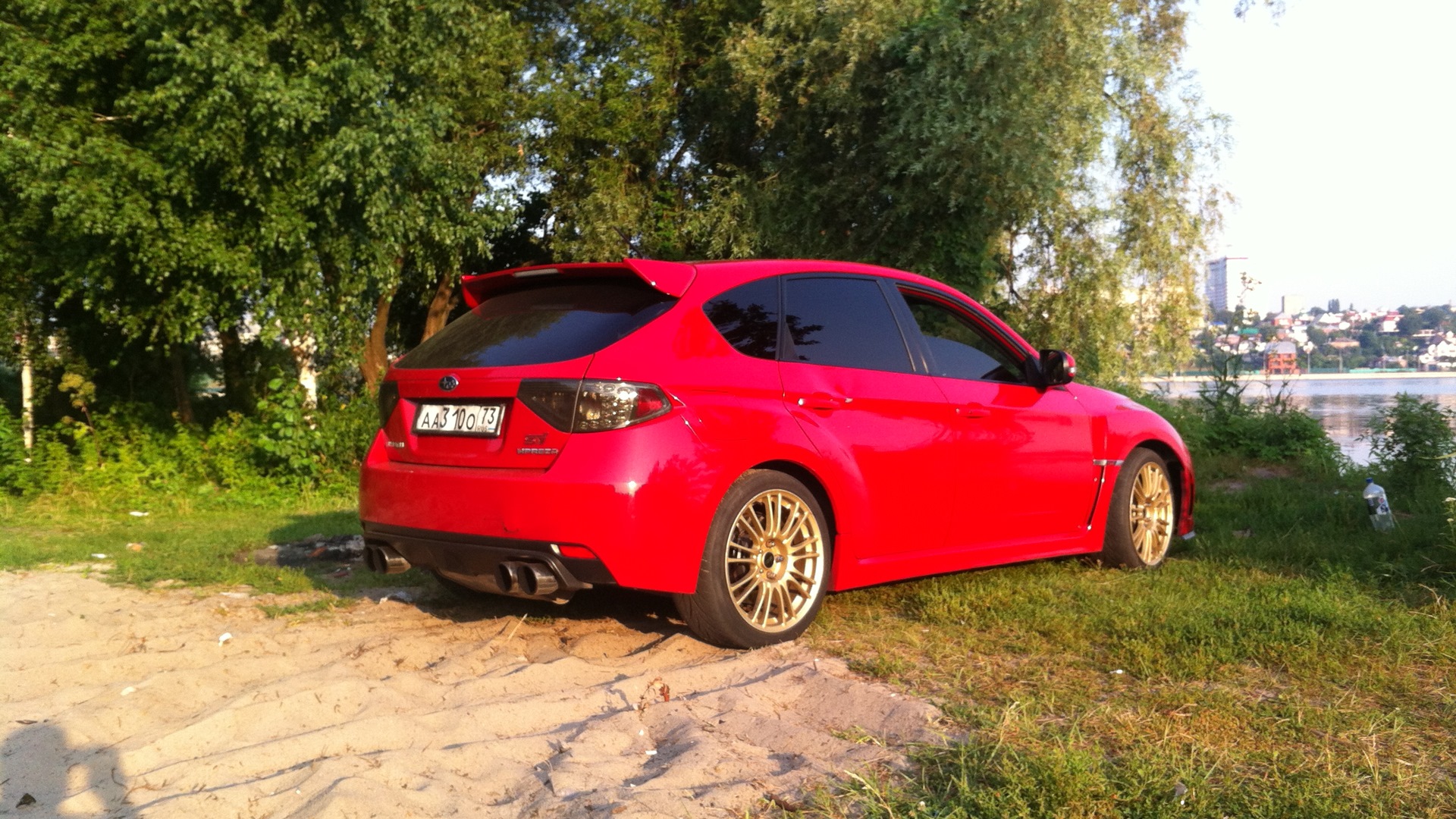 Subaru Impreza WRX STI (GV/GR) 2.5 бензиновый 2008 | Red Pearl на DRIVE2