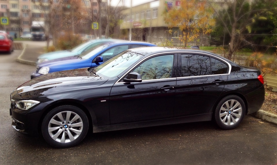 Первый день зимы — ставим зимние валенки — BMW 3 series (F30), 2 л ...