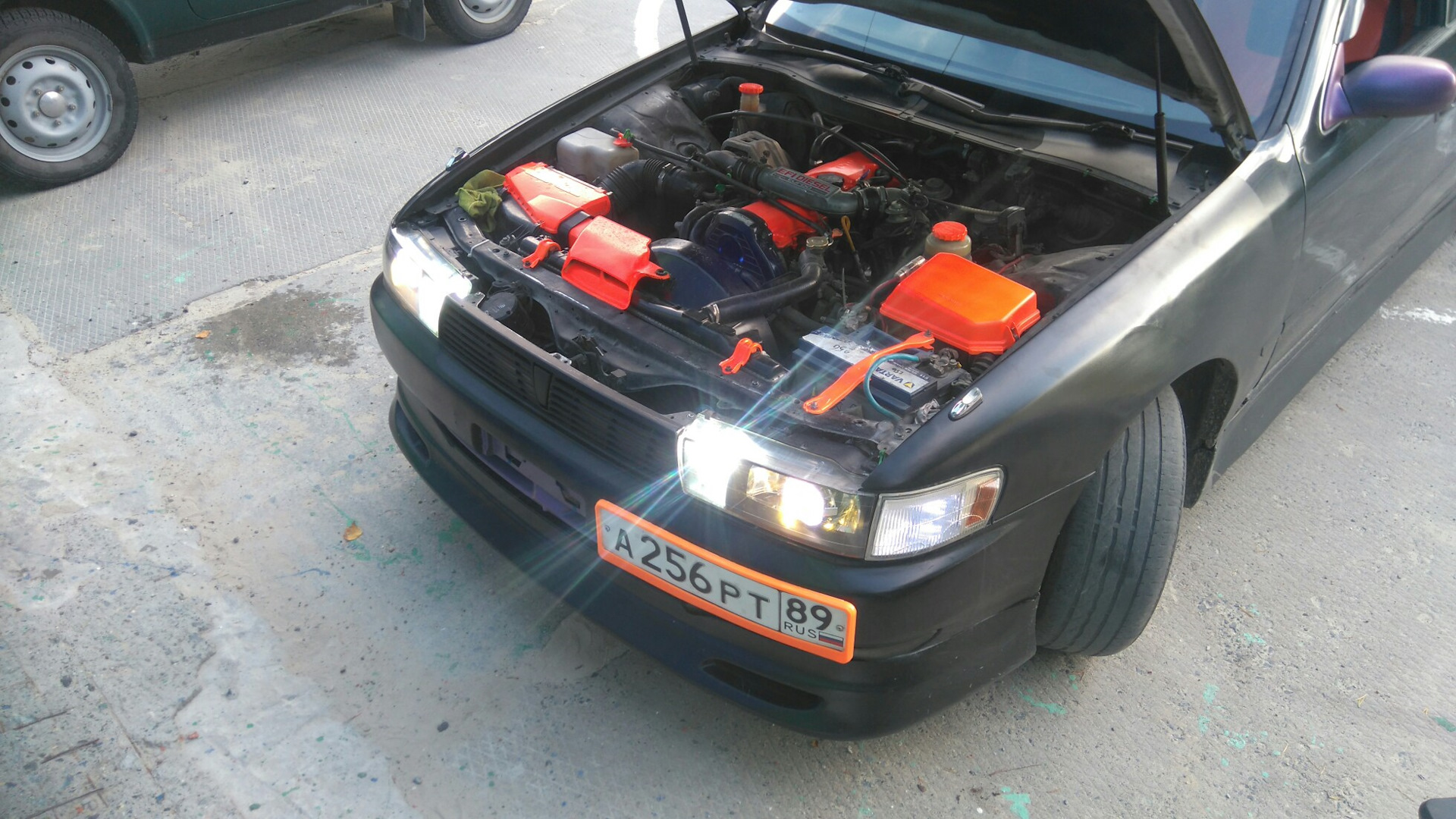 Фары и Rubber Paint. — Toyota Cresta (90), 2,4 л, 1994 года | тюнинг ...