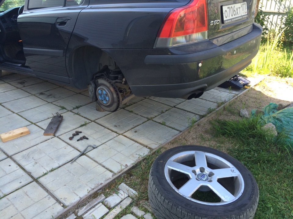 Колодки — Volvo S60 R, 2,5 л, 2004 года | своими руками | DRIVE2