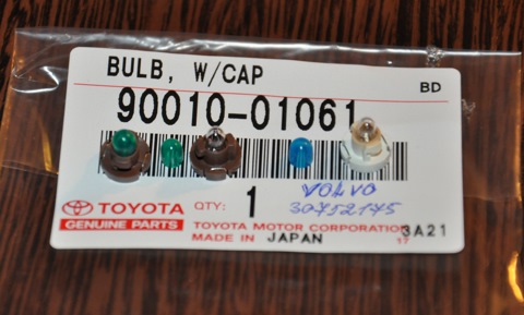 30739358 Лампа подсветки блока Volvo | Запчасти на DRIVE2