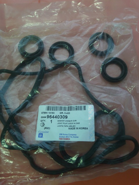 96440309 Прокладка клапанной крышки комплект с уплотнителями GM ...