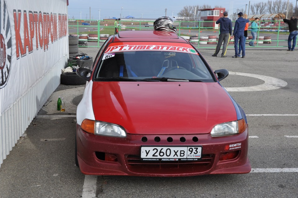 Закрытие сезона «Time Attack Battle KKFA – 2015» часть I — Honda Civic Hatchback (5G), 1,5 л ...