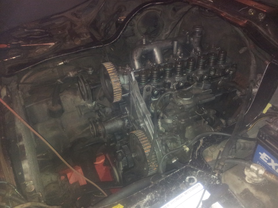 Завершение ремонта 56 го — Mitsubishi Delica (P35W), 2,5 л, 1993 года ...