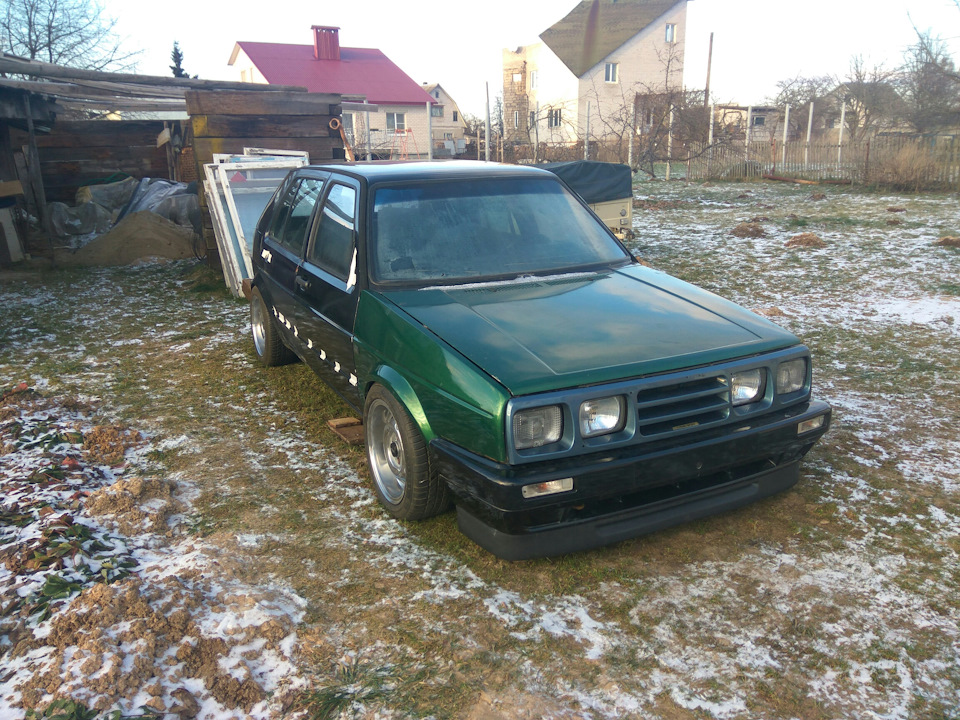 Примерка ATS CUP на Франкиштейна )) — Volkswagen Golf GTI Mk2, 1,8 л ...