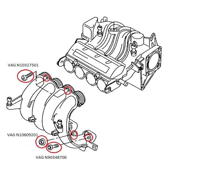 N10609201 Гайка шестигранная VAG | Запчасти на DRIVE2