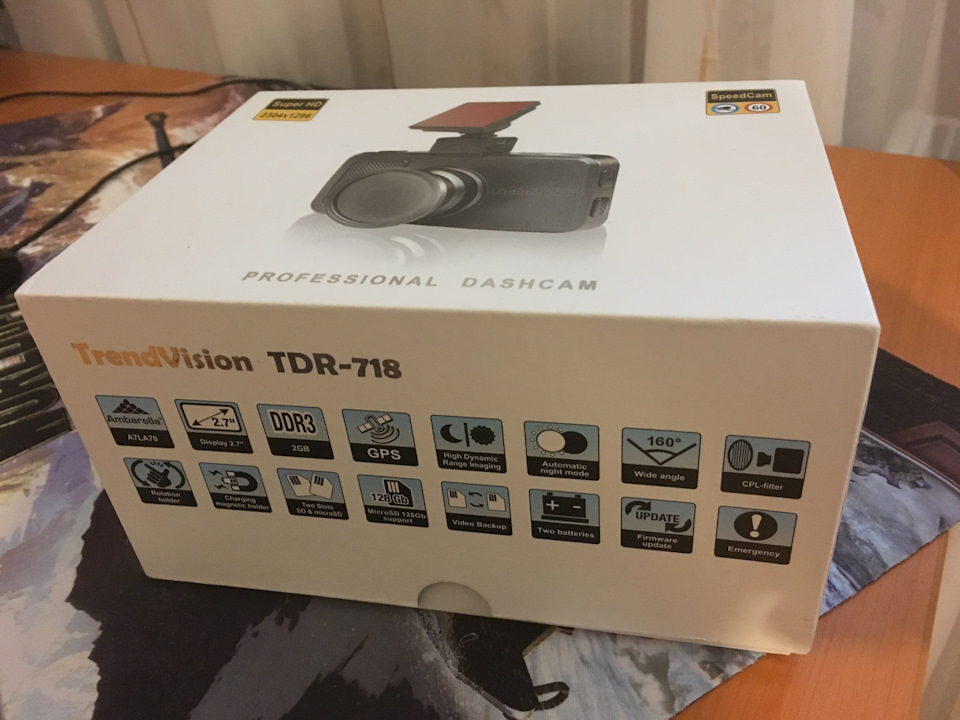 Видеорегистратор TrendVision TDR-718 — Ford Focus Wagon III, 1,5 л, 2017 года | аксессуары | DRIVE2