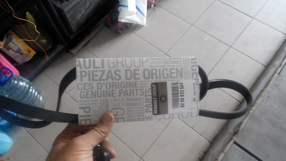 8200833541 Ремень генератора 180см (поликлин) RENAULT | Запчасти на DRIVE2