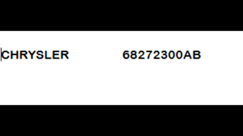 68272300AB Опора подрамника Chrysler | Запчасти на DRIVE2