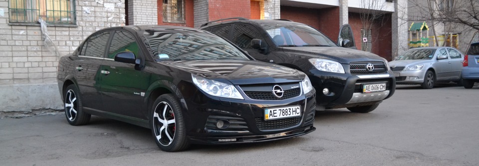 наш автопарк + фото спойлера на стекло — Opel Vectra C, 2,2 л, 2006 ...