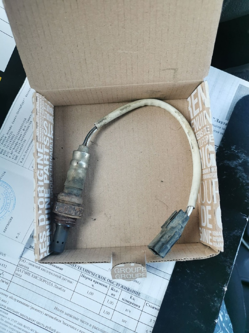 #1 Замена лямбда-зонда. Стоила ли игра свеч… — Renault Sandero 1G, 1,4 ...