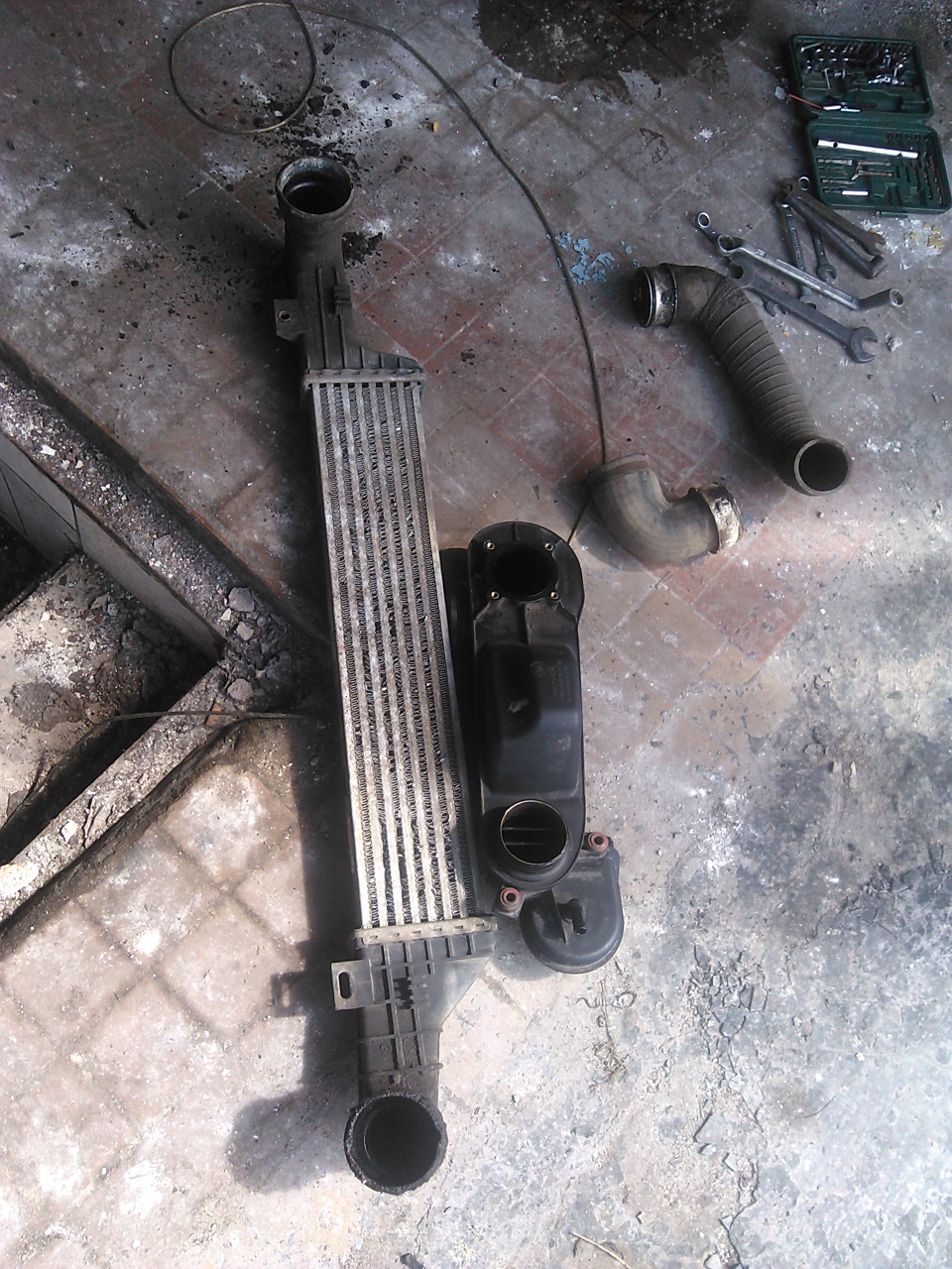 Замасливание ДМРВ — Mercedes-Benz E-Class (W210), 2 л, 2001 года ...