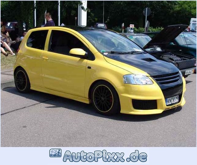 FOX-о мания, тюнинговонные Fox-ы, диски — Volkswagen Fox, 1,2 л, 2009 ...