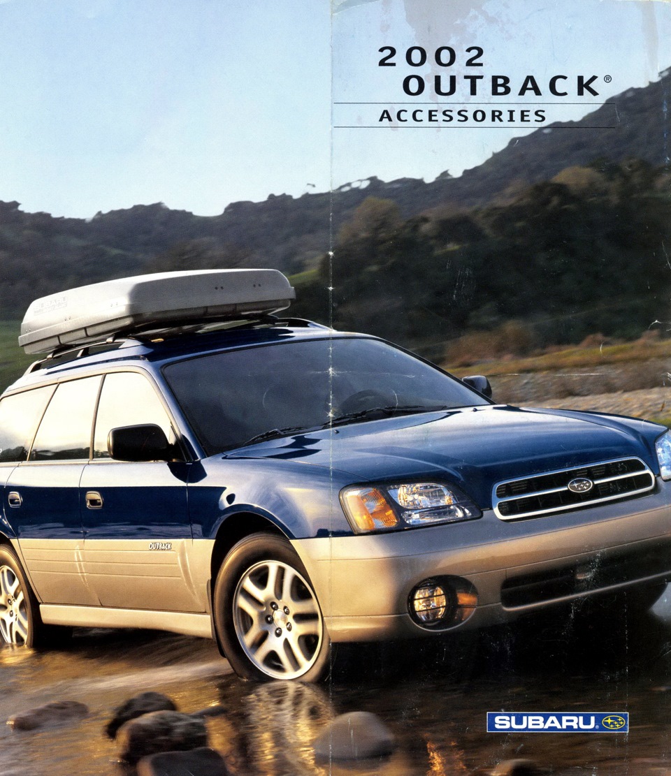 Аксессуары для "американцев" — Subaru Legacy Outback (BE/BH), 3 л, 2002 ...