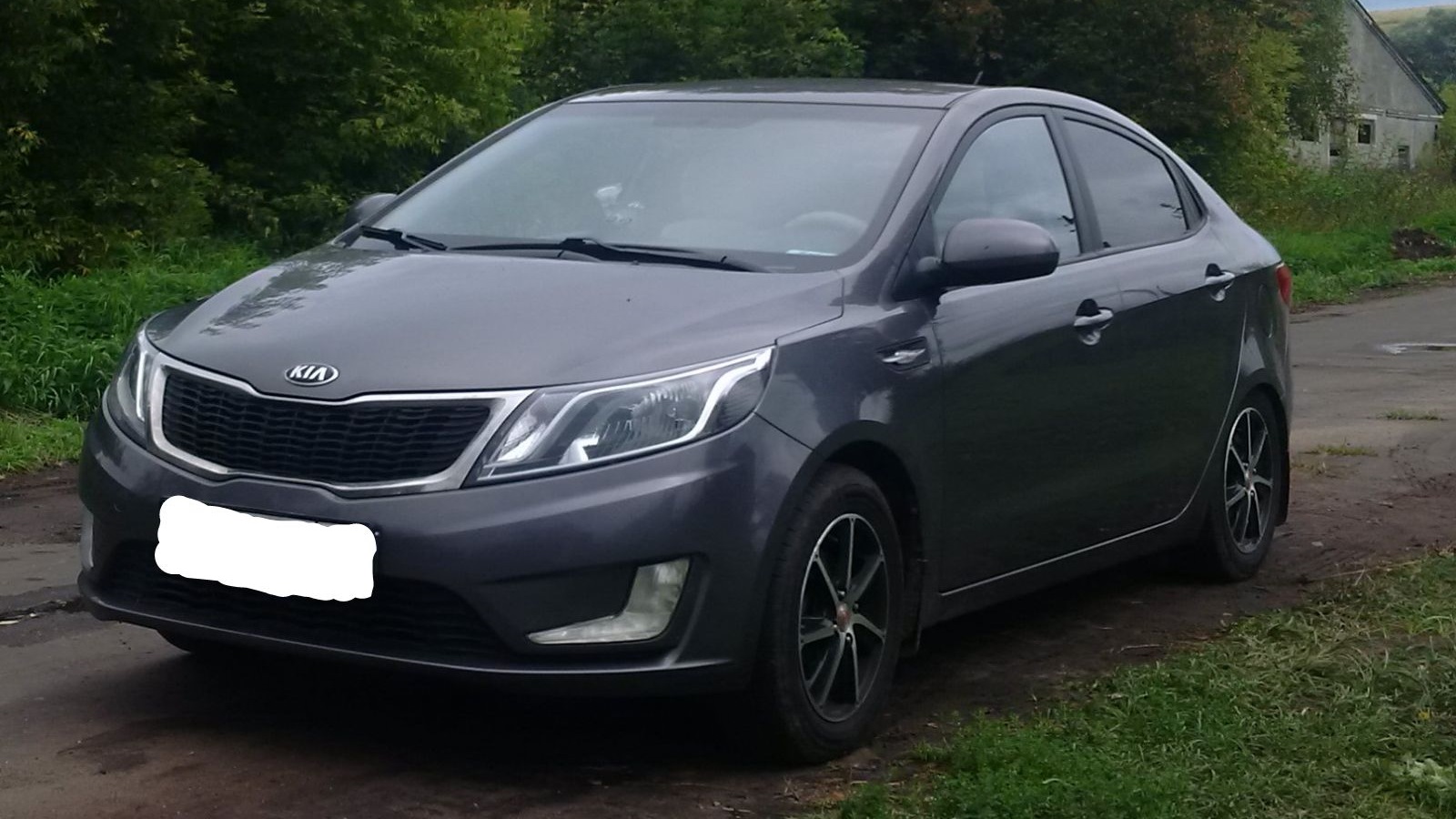 KIA Rio (3G) 1.4 бензиновый 2013 | Grey "Соловушка" на DRIVE2