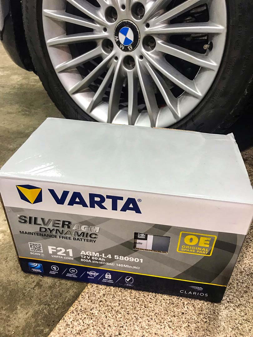 Новый Акумулятор VARTA AGM — BMW 3 series Coupe (E92), 2,5 л, 2008 года | аксессуары | DRIVE2