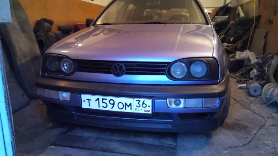 Hella dual round — Volkswagen Golf Mk3, 2 л, 1992 года | стайлинг | DRIVE2