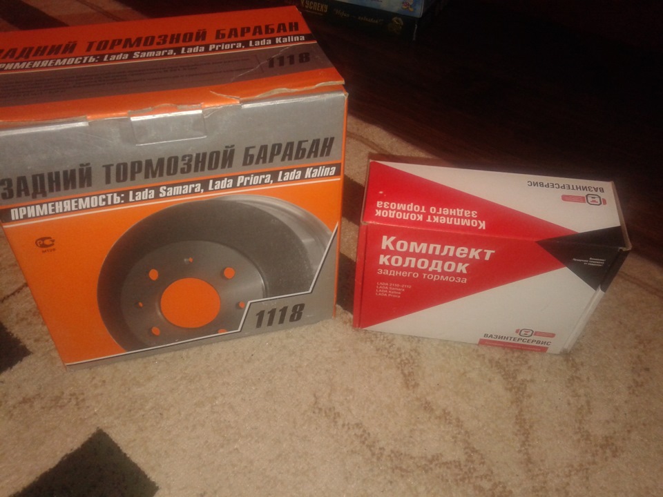 Новые задние тормоза — Lada Приора седан, 1,6 л, 2008 года | своими ...