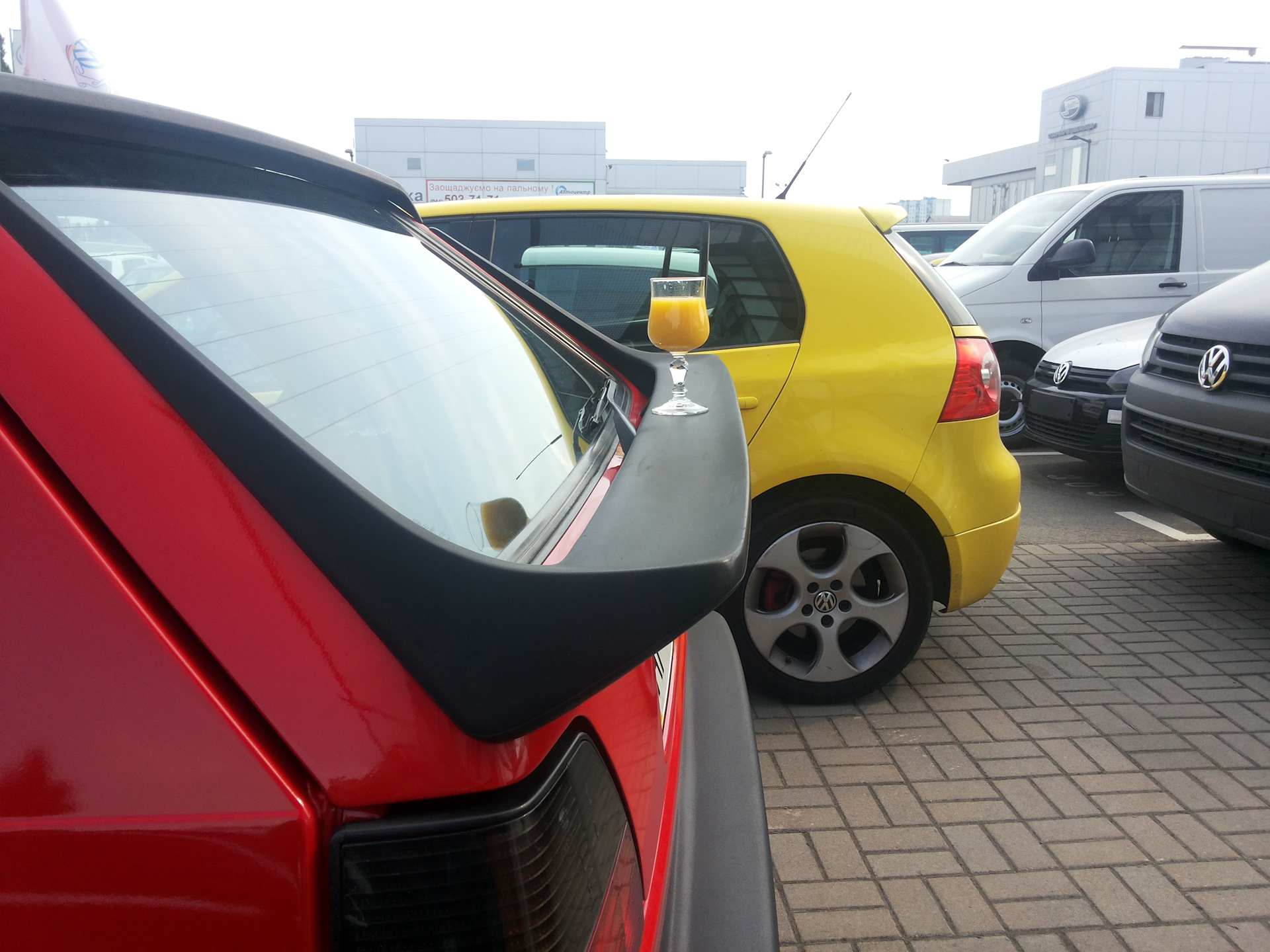 Спойлер ZENDER — Volkswagen Golf GTI Mk2, 1,9 л, 1988 года | стайлинг ...