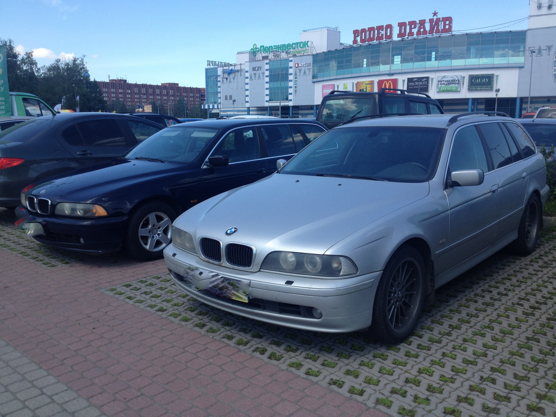 BMW 5 series Touring синий серебристый — BMW 5 series Touring (E39), 2,5 л, 2001 года | встреча ...