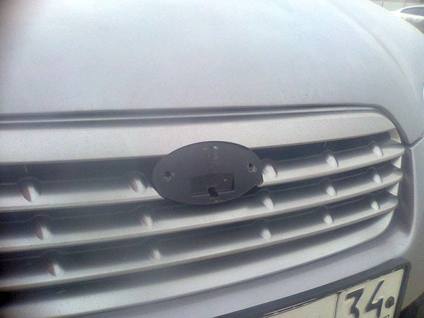 эмблема на решетку радиатора — Subaru Outback (BP), 2,5 л, 2007 года ...