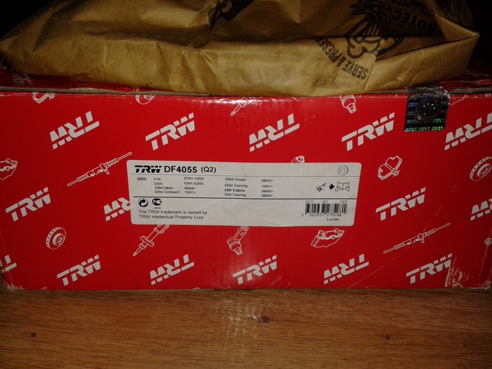 DF4055 Тормозной диск для BMW TRW | Запчасти на DRIVE2