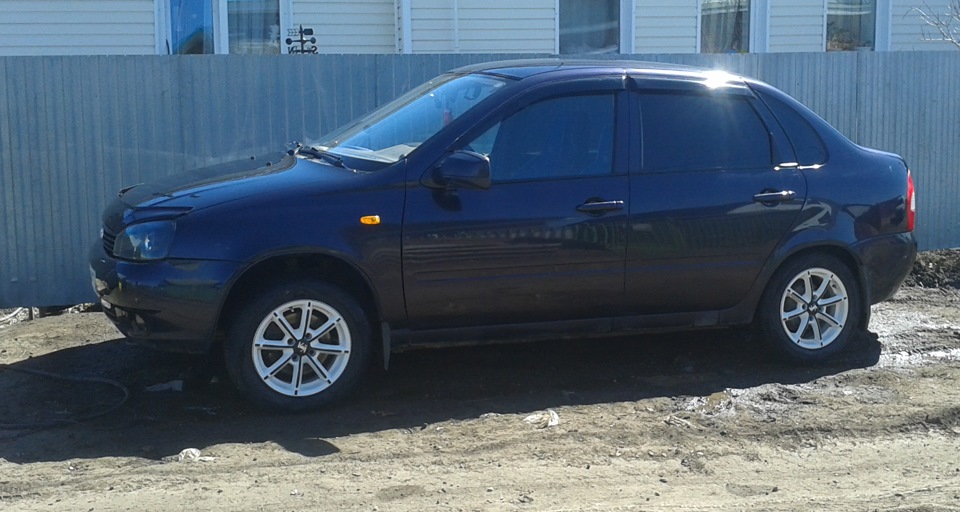 новые катки — Lada Калина седан, 1,4 л, 2008 года | колёсные диски | DRIVE2