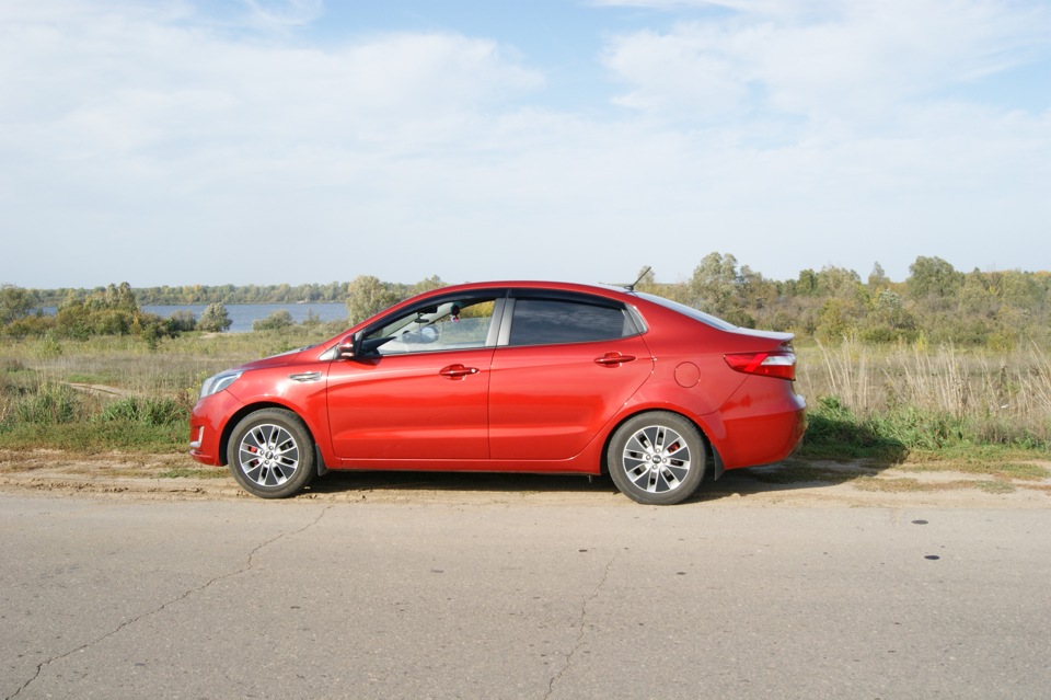 диски — KIA Rio (3G), 1,6 л, 2012 года | колёсные диски | DRIVE2