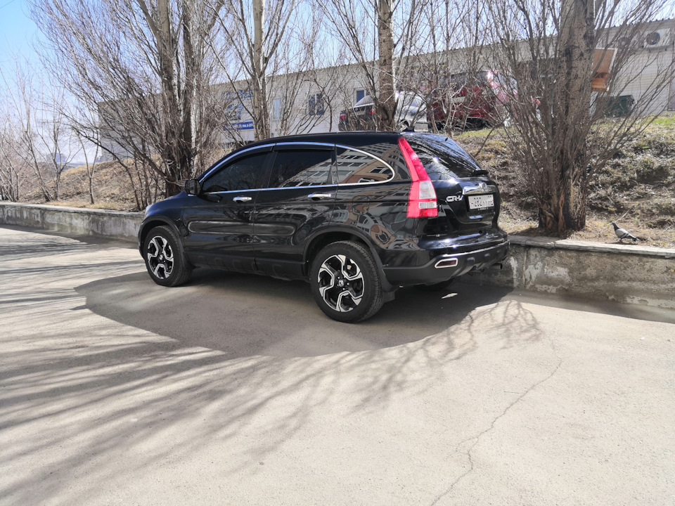 Впихнуть не впихуемое. Или вновь замена гудочков. — Honda CR-V (RE), 2,4 л, 2008 года ...
