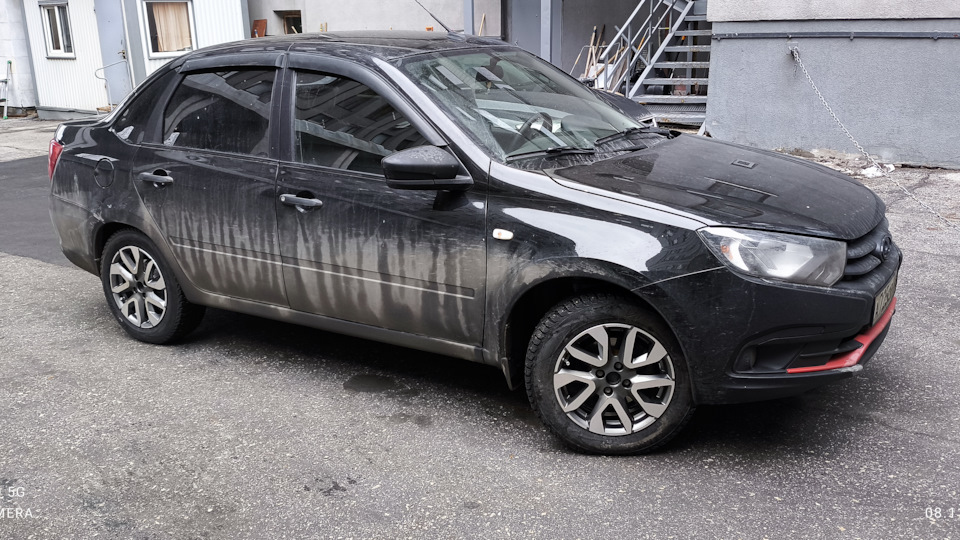 Lada Гранта (2G) FL 1.6 бензиновый 2018 | Черная пантера на DRIVE2