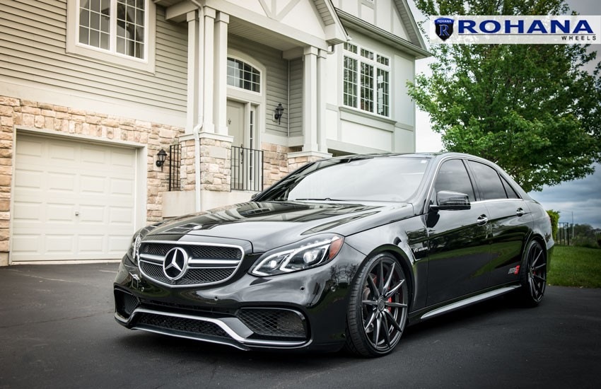 Mercedes E63 AMG на Rohana RF1 20" — Wheels Outlet на DRIVE2