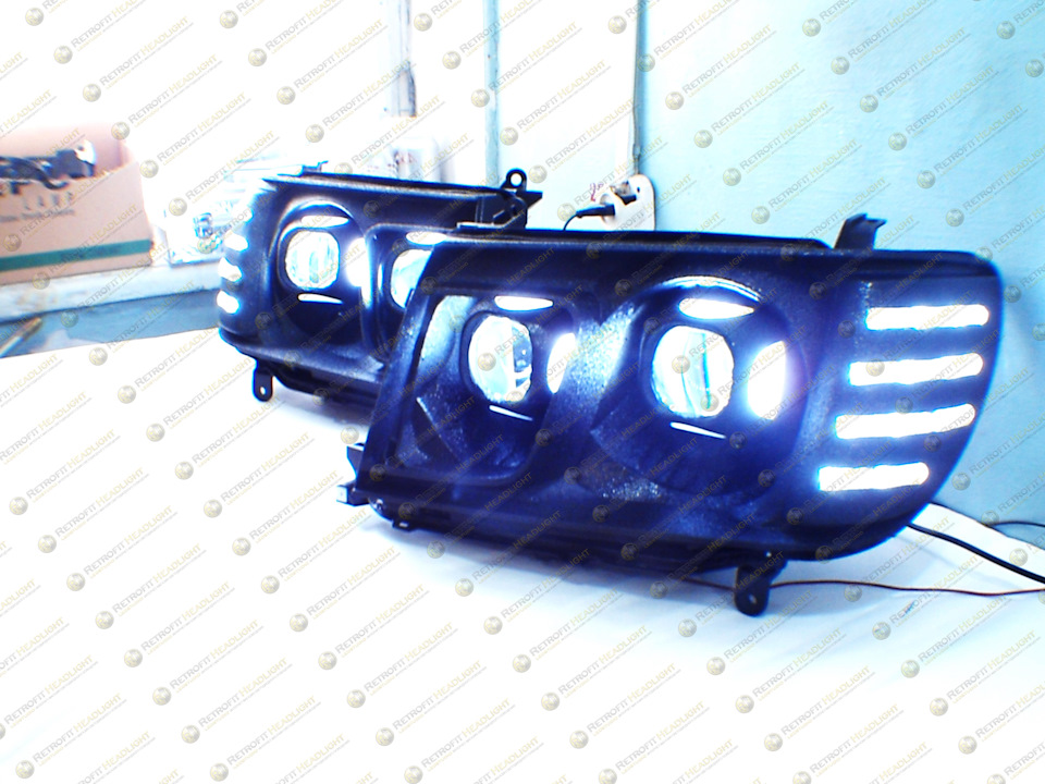 Cветодиодные фары Toyota Land Cruiser 100 06- — Ledstudio на DRIVE2