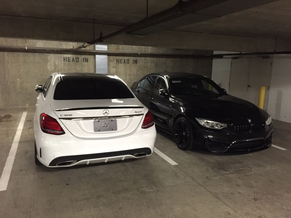 Mercedes W205 C400 vs BMW F30/F80 M3 — Mercedes-Benz C-Class (W205), 3 ...