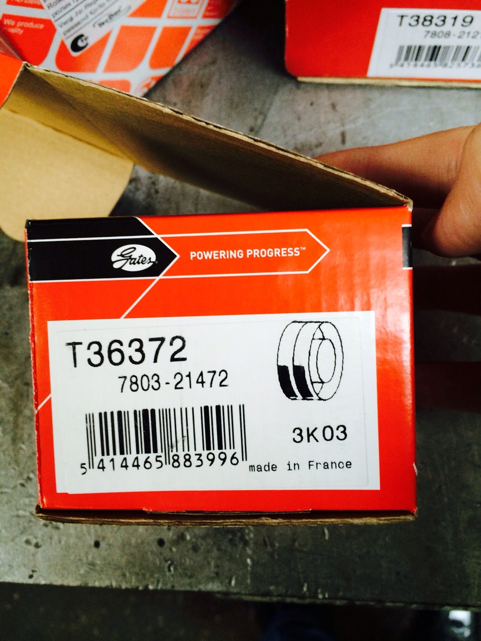 T38319 Ролик натяжной GATES | Запчасти на DRIVE2