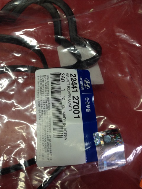 2244127001 Прокладка клапанной крышки двигателя KIA HYUNDAI | Запчасти ...