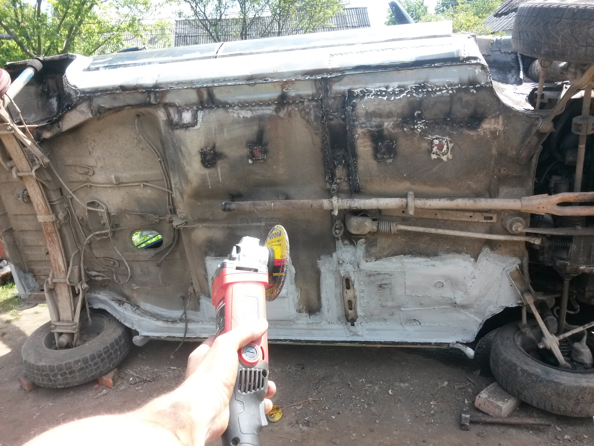 Зварка днища. Частина 3 — SEAT Ibiza (021A), 1,5 л, 1989 года | кузовной ремонт | DRIVE2