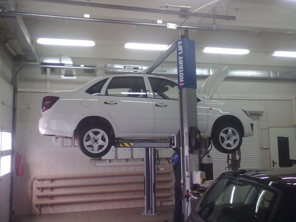 Растяжка нижняя Автопродукт — Lada Гранта (1G), 1,6 л, 2011 года ...
