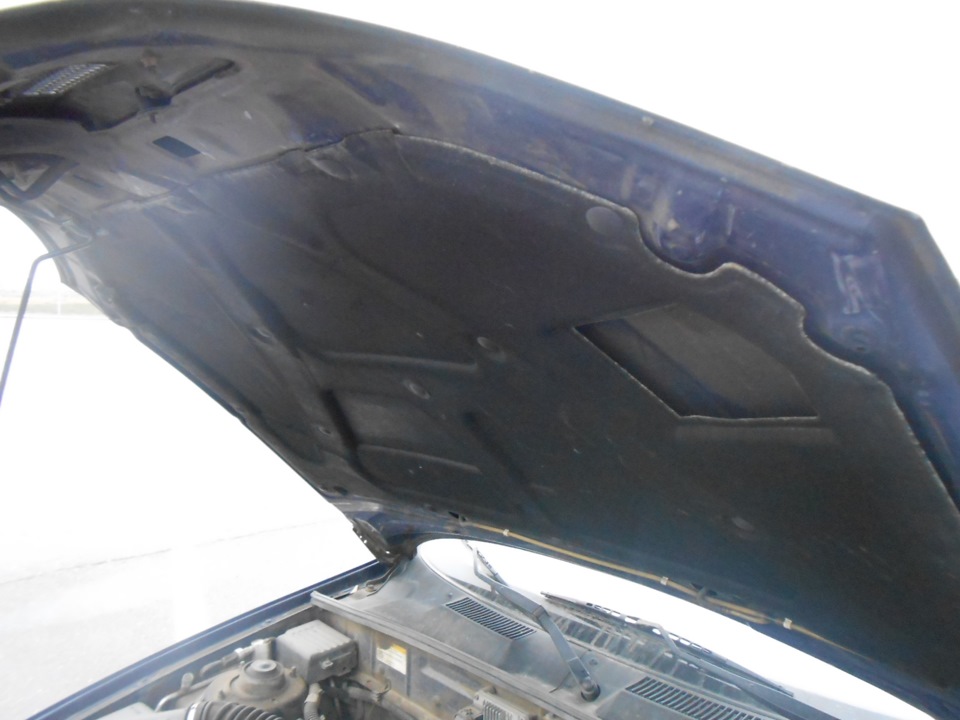 Поставил утеплитель на капот — Chevrolet Lanos, 1,5 л, 2008 года ...