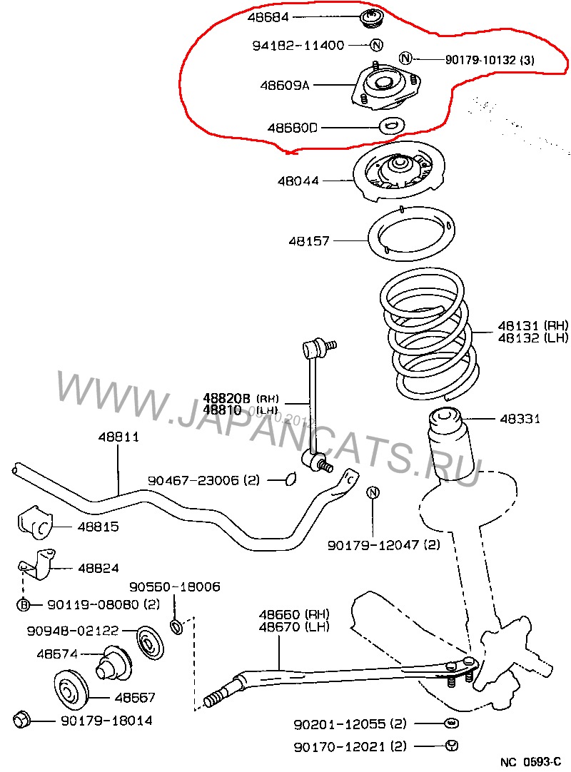 Куплю опору переднего амортизатора, срочно! — Toyota Cresta (70), 2,5 л ...