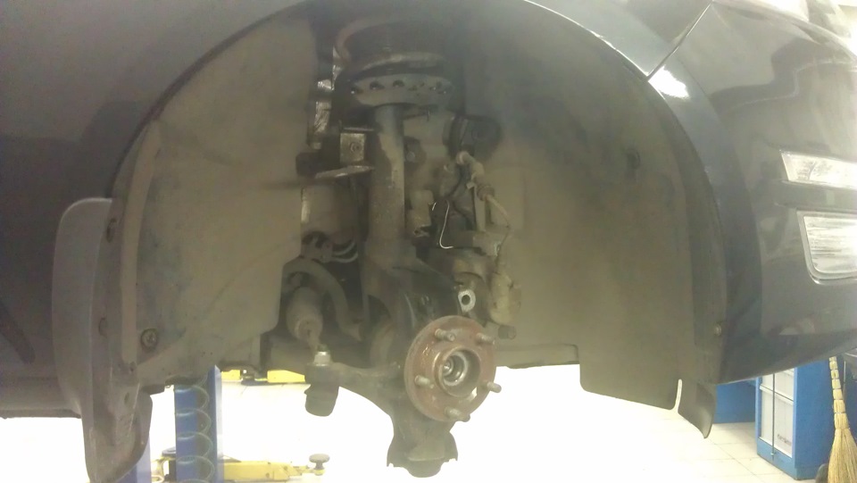 027. Замена переднего правого подшипника и ступицы — бортжурнал Ford ...