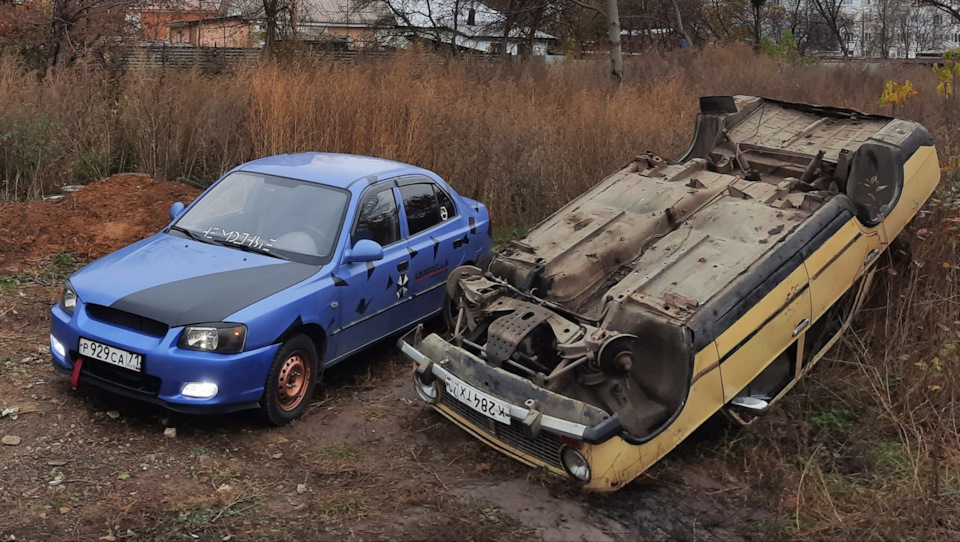 Необычная фотосессия) — Hyundai Accent (2G), 1,5 л, 2004 года ...