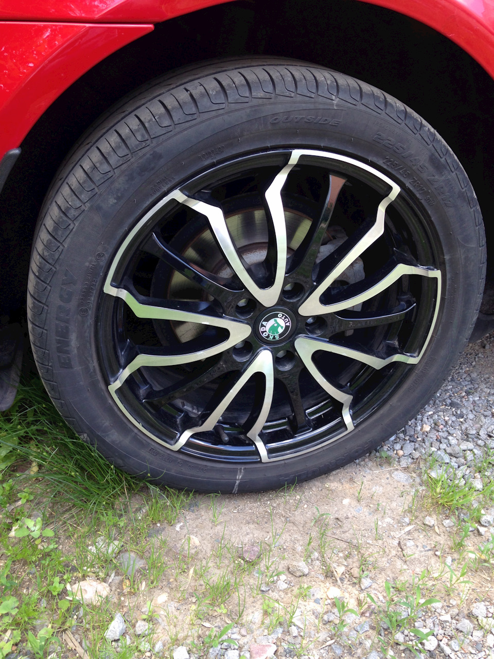 ПРОДАМ Диски 17" 5х112 цо 57.1 с резин VW Skoda Audi Seat — Skoda ...