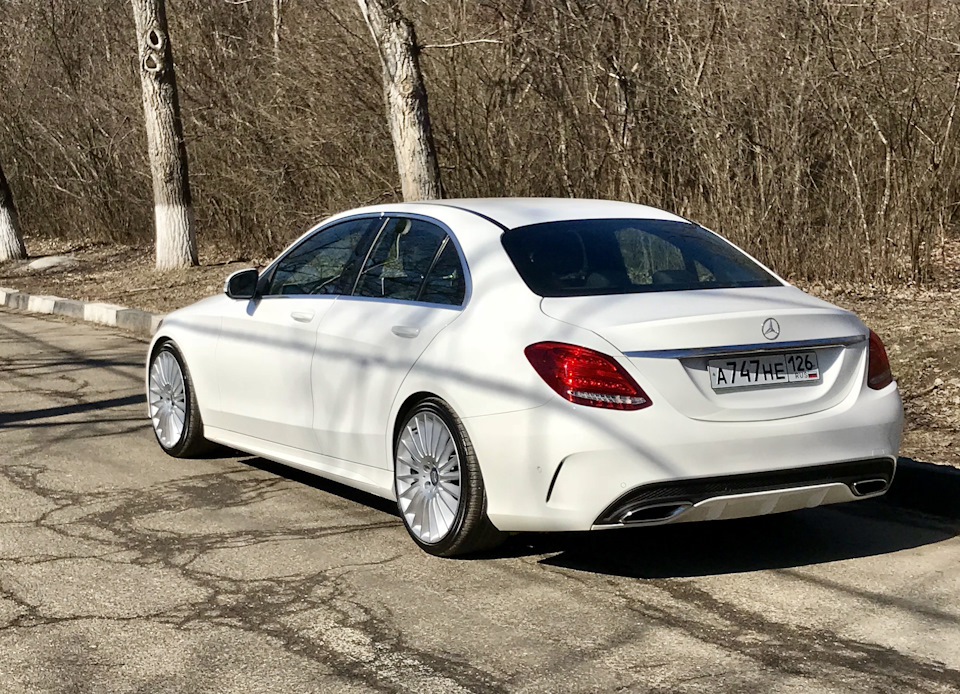 Maybach Wheels 19" на месте — Mercedes-Benz C-Class (W205), 1,6 л, 2015 ...