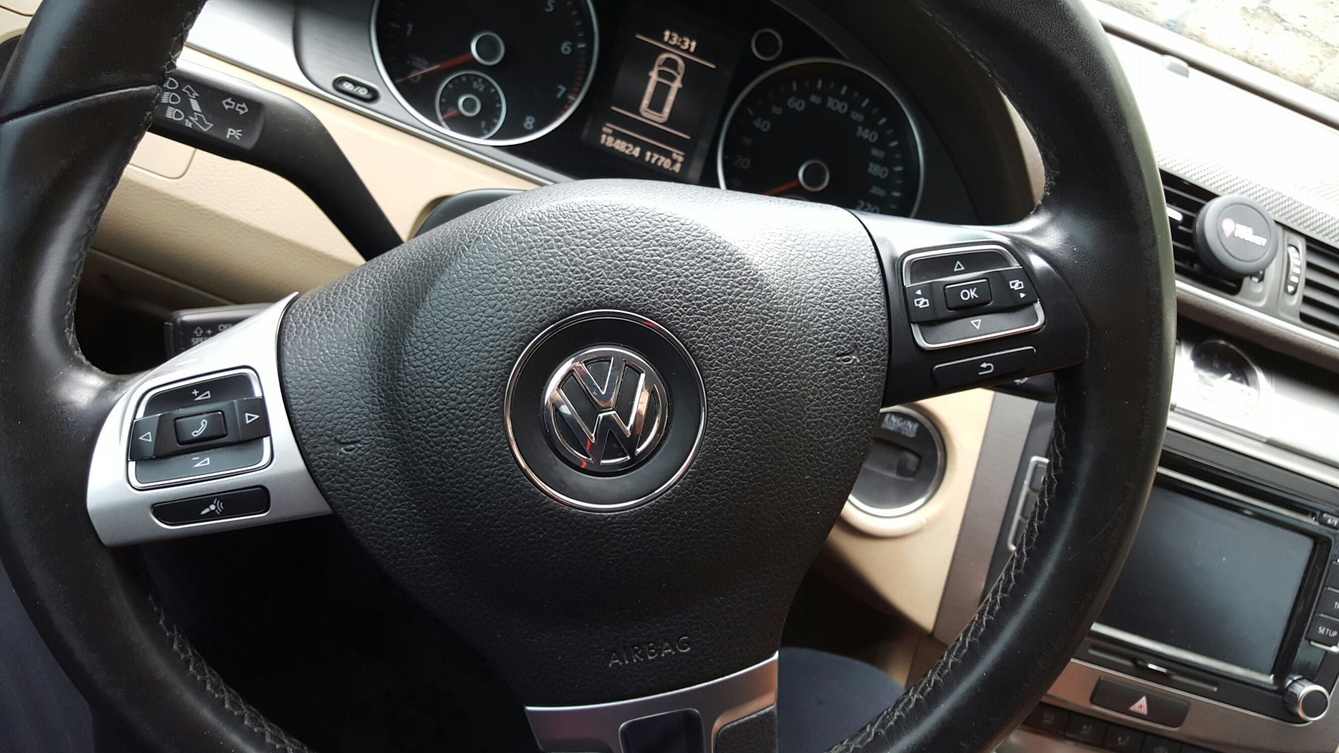 Немножко колхоза) — Volkswagen Passat B7, 1,4 л, 2012 года | просто так ...